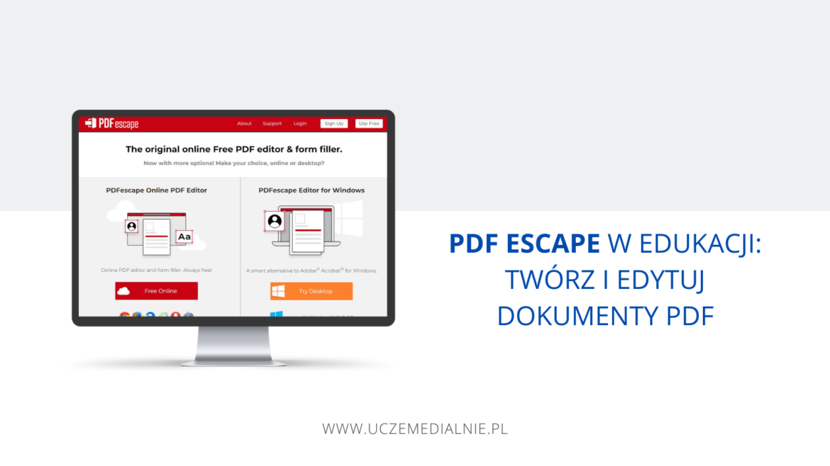 PDF Escape w edukacji: Twórz i edytuj dokumenty PDF - Uczę medialnie
